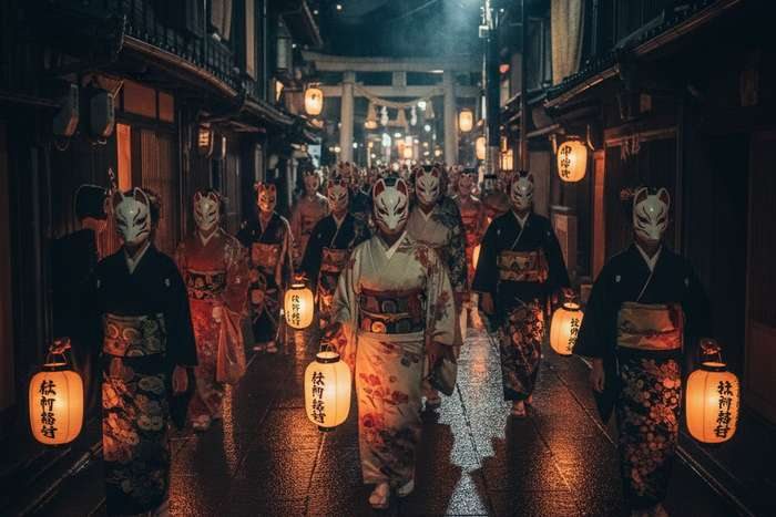 Oji Inari-Jinja Shrine Fox Parade: a noite em que as raposas tomam as ...