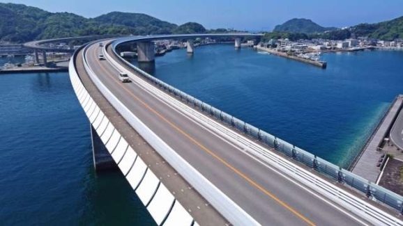 Ushibuka Haiya: A incrível ponte que parece flutuar sobre o mar de ...